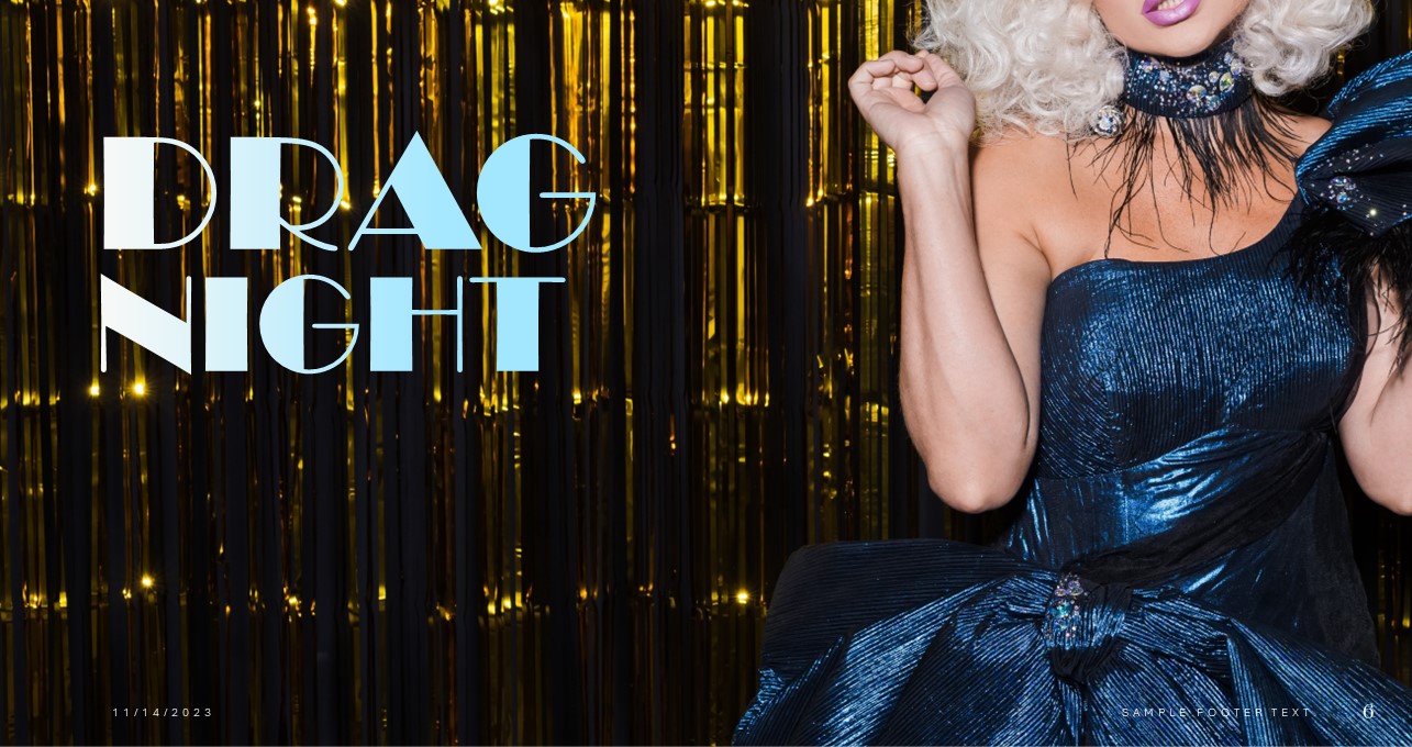Drag Night - Blackwood Miners' Institute